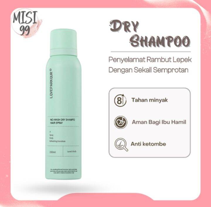 Dry Shampoo 150 ML Semprotan Rambut Kering Untuk Mengembangkan | Lazada ...