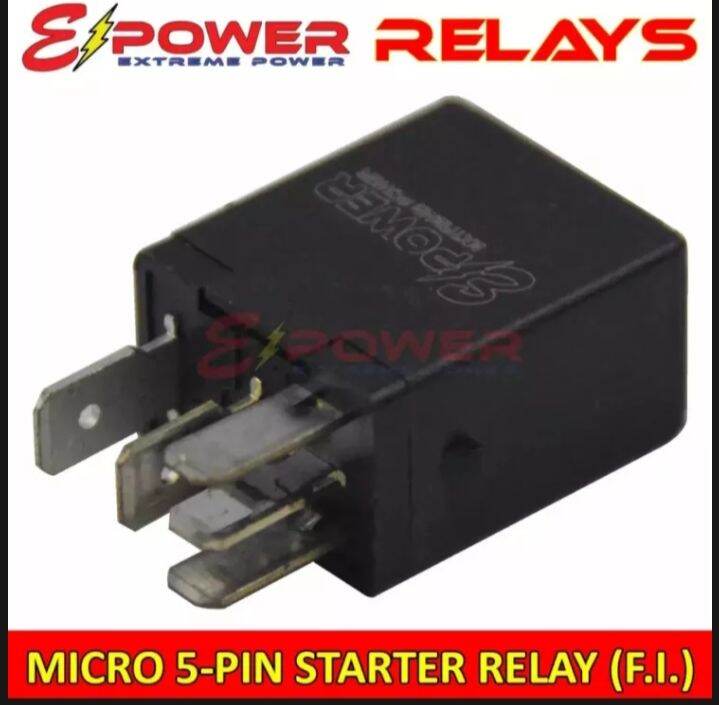 MICRO STARTER RELAY Fi 5 PIN E POWER | Lazada PH
