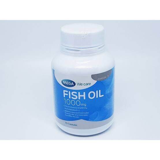 Mega we care Fish oil 1000mg น้ำมันปลา | Lazada.co.th