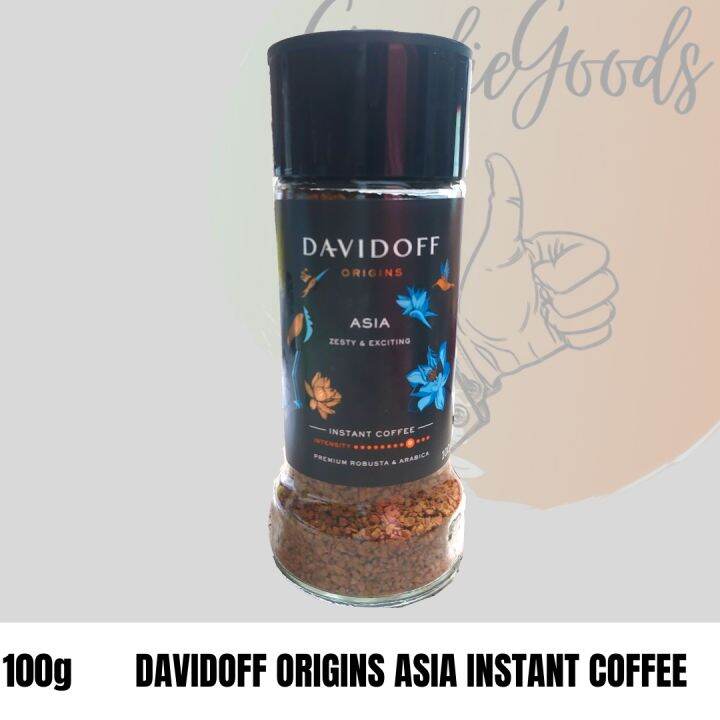 Davidoff Origins Asia Instant Coffee Premium Robusta & Arabica 100g ...