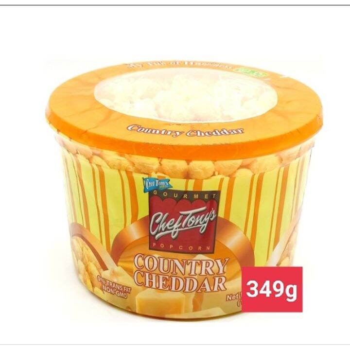 Chef Tony'S Country Cheddar Popcorn 345g | Lazada PH