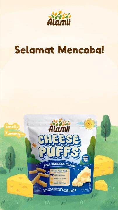ALAMII - Snack Anak Bentuk Puff All Variant Dus Karton isi 12 pcs ...