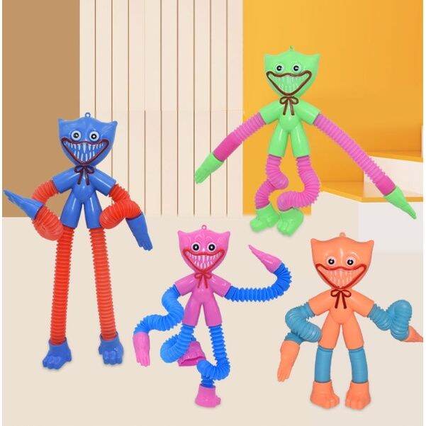Poppy Playtime Huggy Wuggy Luminous Telescopic Toys Stress Relief ...