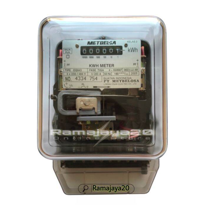 KWH METER METERAN LISTRIK ANALOG 3 PHASA METBELOSA FUJIDHARMA | Lazada Indonesia