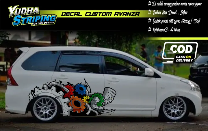 STICKER MOBIL TOYOTA AVANZA | Lazada Indonesia