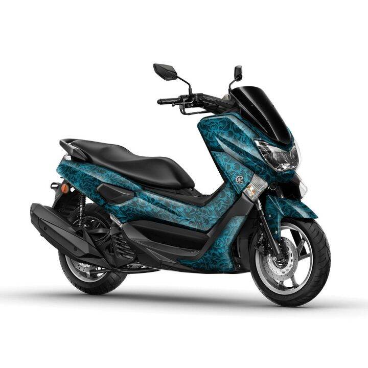decal Yamaha nmax old motip batik biru | Lazada Indonesia