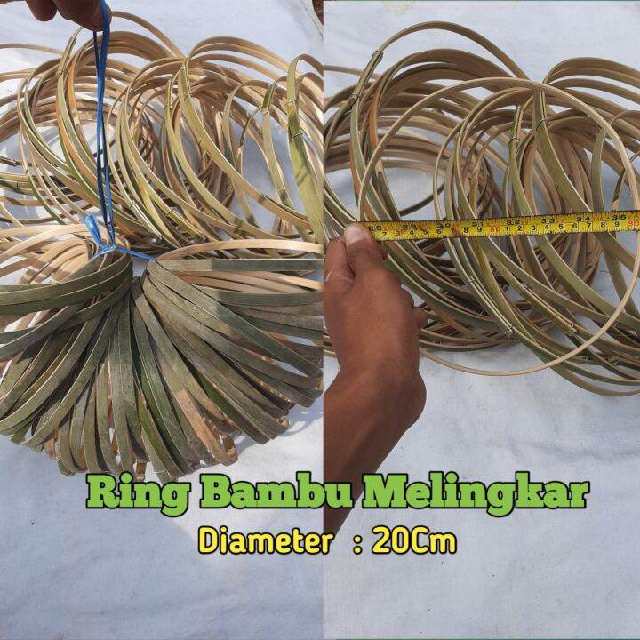 Turus Ajir Penyangga Tanaman Lingkaran Bambu/Bambu Melingkar Serbaguna ...
