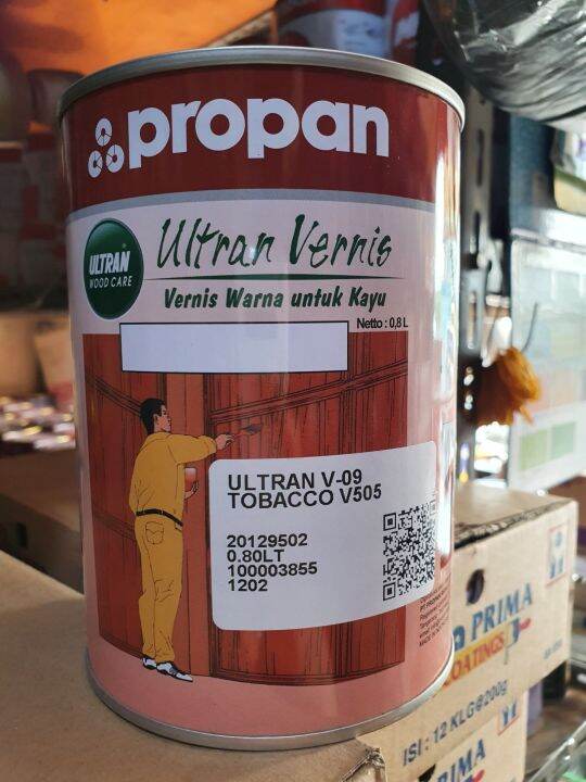 CAT KAYU PROPAN ULTRAN VERNIS V - 09 TOBACCO ISI 0.8 LITER | Lazada ...