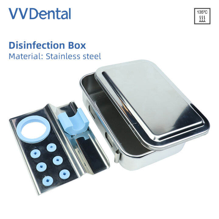 VV Dental Stainless Steel Sterilization Box Tray Surgical Nursing Lid ...