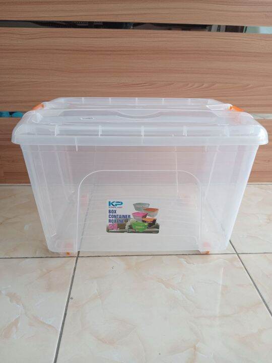 Kimplast Box Container Roxane Box Container Transparan 50 Liter ...
