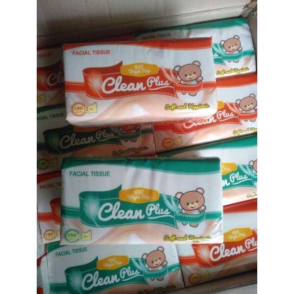 Tissue Clean Plus 180 Sheet / Tissu Clean Plus | Lazada Indonesia