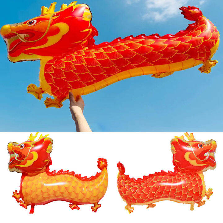 3D Cartoon Flying Dragon Balloon Dragon Shape Aluminum Film Balloon ...