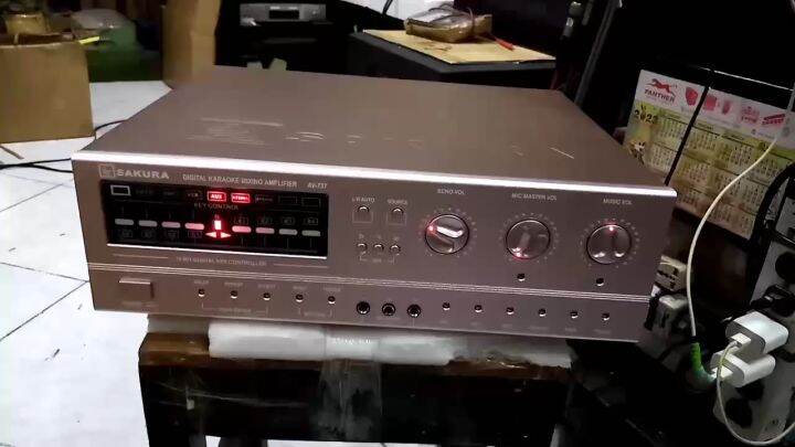 Sakura AV-737 1400W X 2 Stereo Echo Mixing Amplifier | Lazada PH