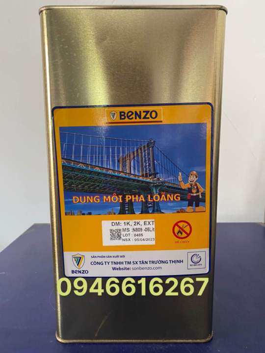 DUNG MÔI PHA SƠN BENZO - MÃ N809 - 5L | Lazada.vn