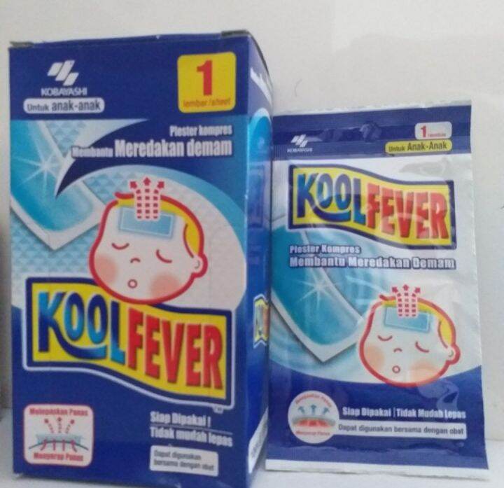 Kool fever KOOLFEVER anak mirip bye bye fever 1 lembar plester kompres ...