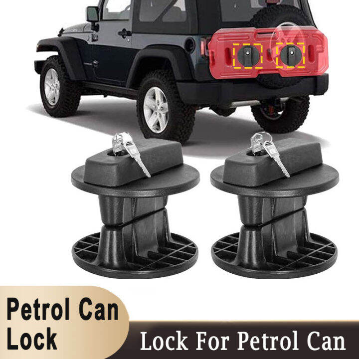 2Pcs/Set Fuel Can Lock Bracket Mount for 10L Jerry Can Gas Diesel Fuel ...