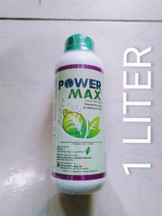 POWER MAX FOLIAR FERTILIZER(1LITER)S&P | Lazada PH