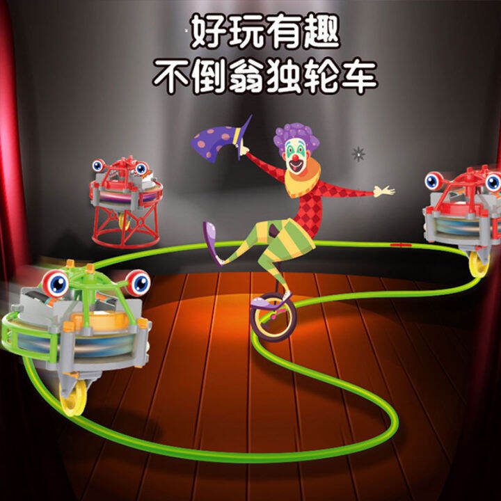 Roly-Poly for Children Unicycle Steel Wire Walking Toy Electric Gyro ...