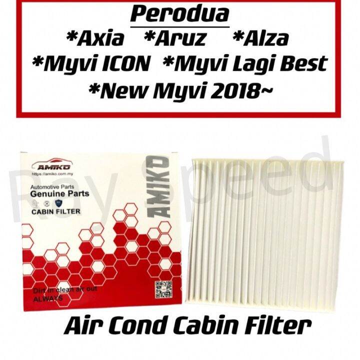 Amiko Genuine Parts Air Cond Cabin Filter Perodua Axia,Bezza,Myvi Icon ...