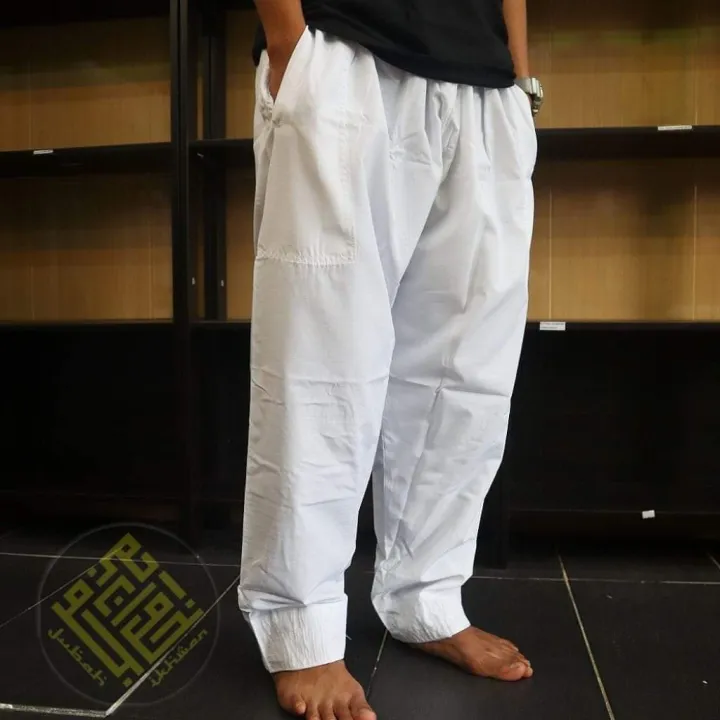 SELUAR PUTIH DAN HITAM HAJI | Lazada