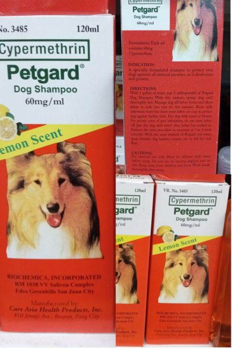 Petgard Cypermethrin Shampoo 120mL | Lazada PH