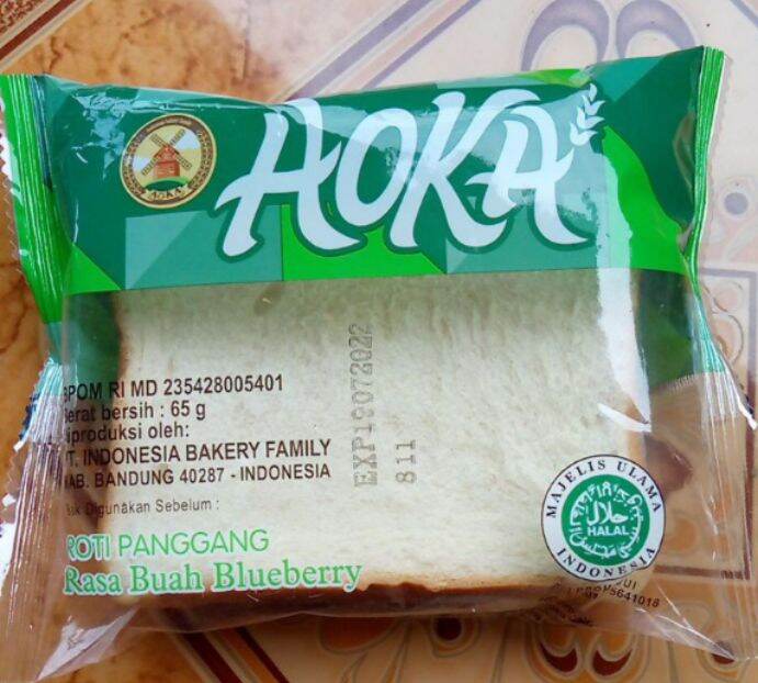 Aoka Roti Panggang Lembut Viral Rasa Blueberry | Lazada Indonesia