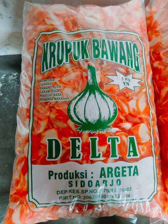 krupuk bawang mentahan produk ARGETA sidoarjo | Lazada Indonesia