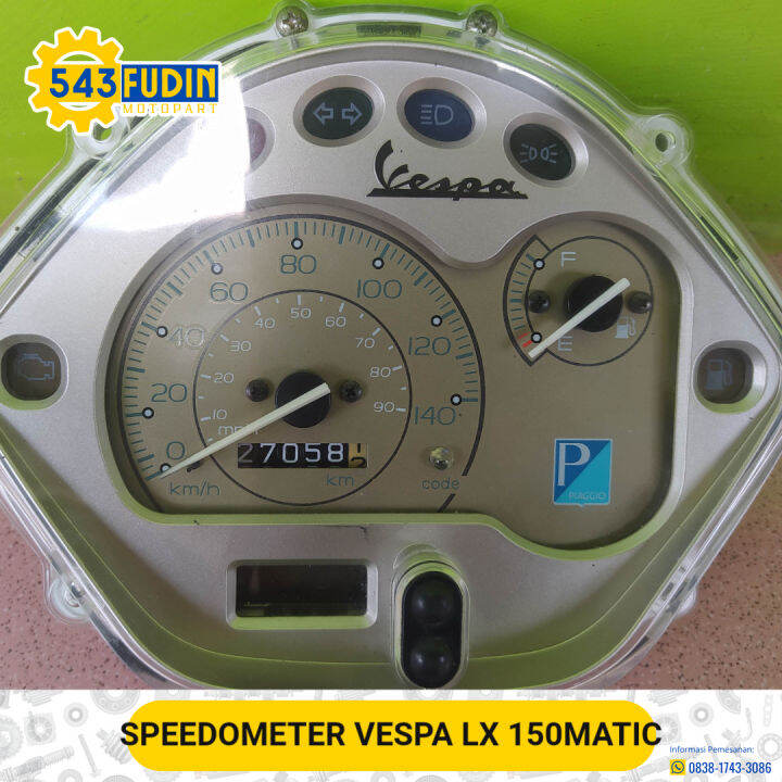 speedometer Kilometer odometer vespa LX 150 Matic | Lazada Indonesia