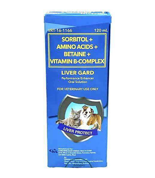 Livergard Syrup for Dogs and Cats 120 mL Liver Supplement Oral ...