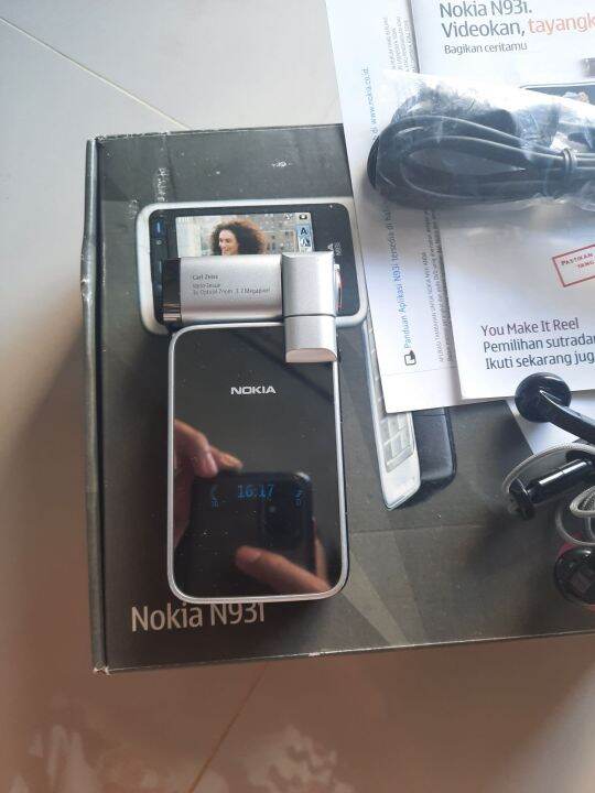 NOKIA N93i FULLSET ORIGINAL KOLEKTOR ITEM LENGKAP BANGET NO MINUS MULUS LIKENEW FULL ORI ...