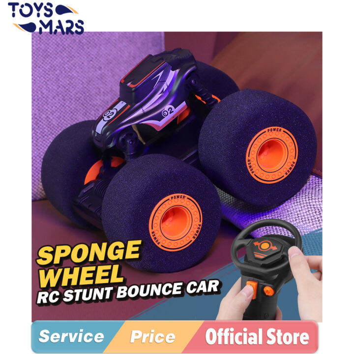 TOYSMARS ล้อฟองน้ำ Stunt Bounce รถเด็กการแข่งขันปีนเขารถของเล่นนุ่ม ...