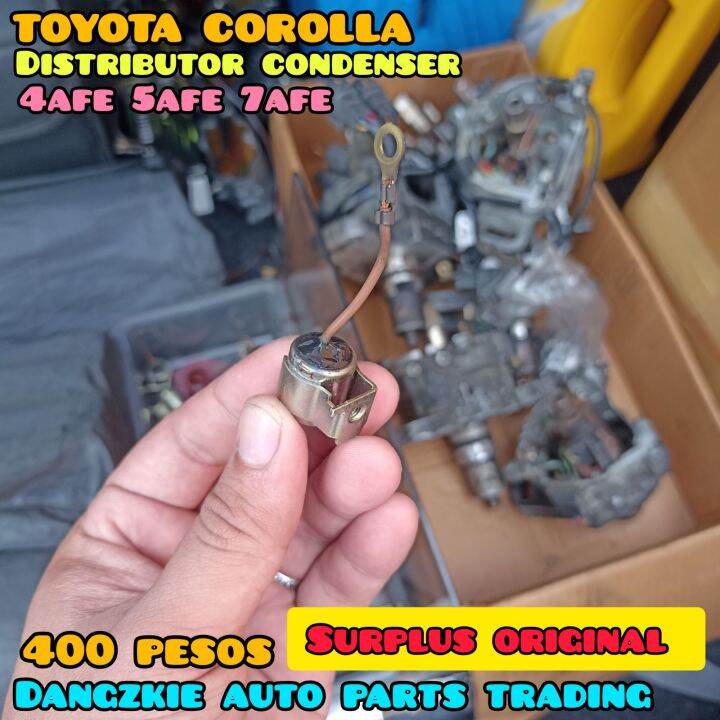 TOYOTA COROLLA SURPLUS ORIG DISTRIBUTOR CONDENSER FOR 4AFE 5AFE 7AFE ...