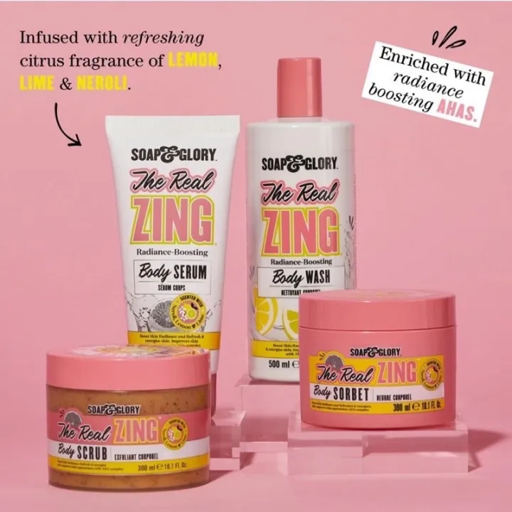 ใหม่🌟Soap & Glory The Real Zing กลิ่นหอมมากติดตัวเลย | Lazada.co.th