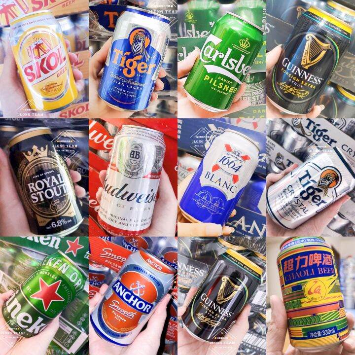 330ml x24cans[1carton] - Tiger/C@rlsberg/Royal Stout/Skol/Guinness/1664 ...