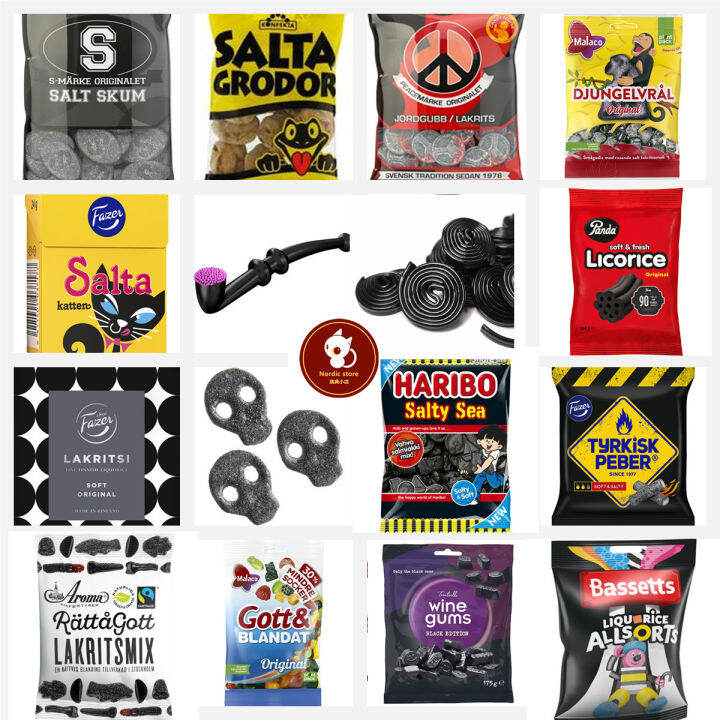 Sweden Import Liquorice Licorice Fennel Aniseed Sugar Funny Salt Salty ...