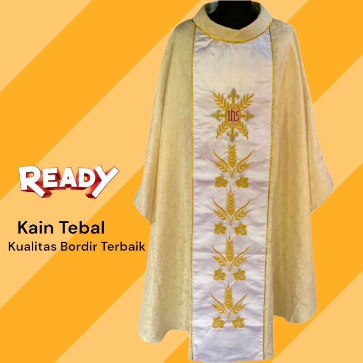 Kasula Romo Katolik Warna Putih | Lazada Indonesia