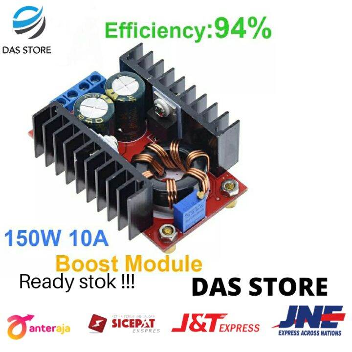 STEP UP 150WATT OSKJ STEPUP 8A HIGH AMPERE PENAIK TEGANGAN | Lazada ...