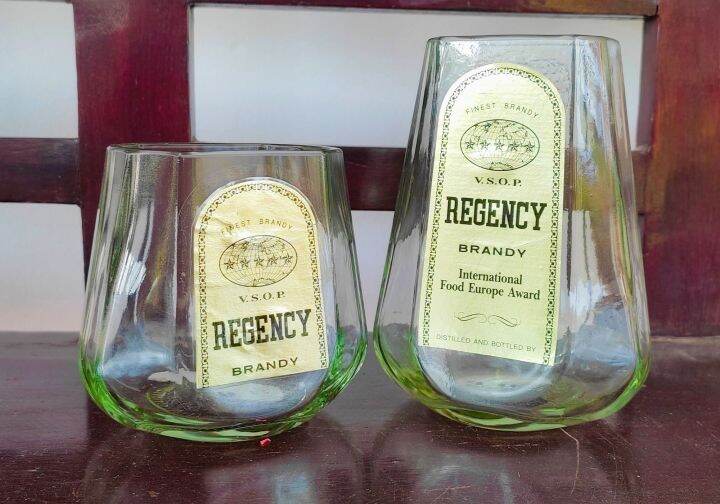 แก้วตัดจากขวด รีเจนซี่กลม Regency ไม่ได้ติดสติ๊กเกอร์ งานDIY | Lazada.co.th