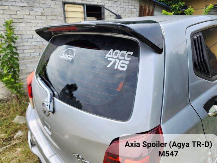Perodua Axia 2017 2018 2019 2020 2021 2022 AGYA rear top spoiler lip ...