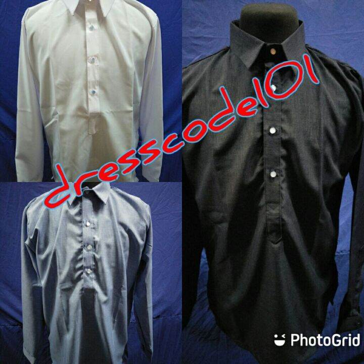 POLO BARONG FOR SECURITY GUARD PLAIN | Lazada PH