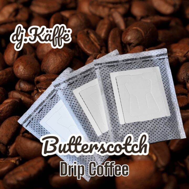 Butterscotch Flavored Drip Coffee Freshly Ground Cordillera Beans 10g ...