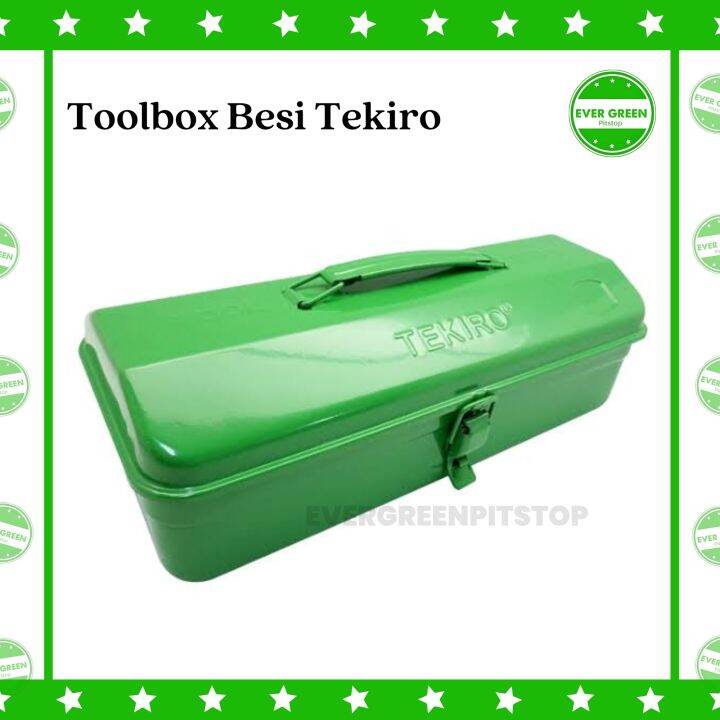 TEKIRO Toolbox Besi 1 Susun Tempat Perkakas Kunci Bengkel Tool Box | Lazada Indonesia