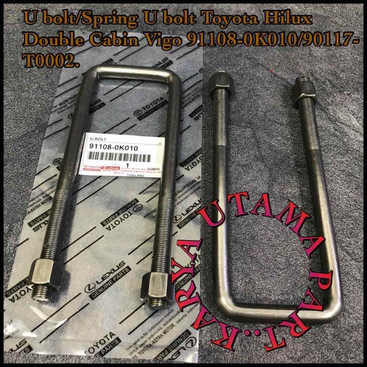 U Bolt Spring U Bolt Toyota Hilux Double Cabin Vigo 91108-OK010/90117-T0002 | Lazada Indonesia