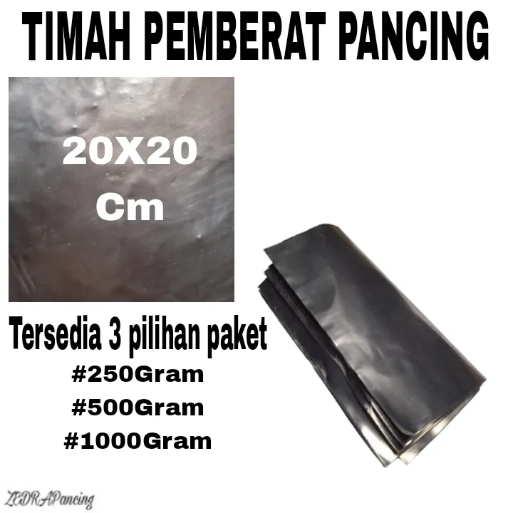 TIMAH PEMBERAT PANCING / TIMAH DAUN / TIMAH LEMPENG / TIMAH LEMBARAN ...
