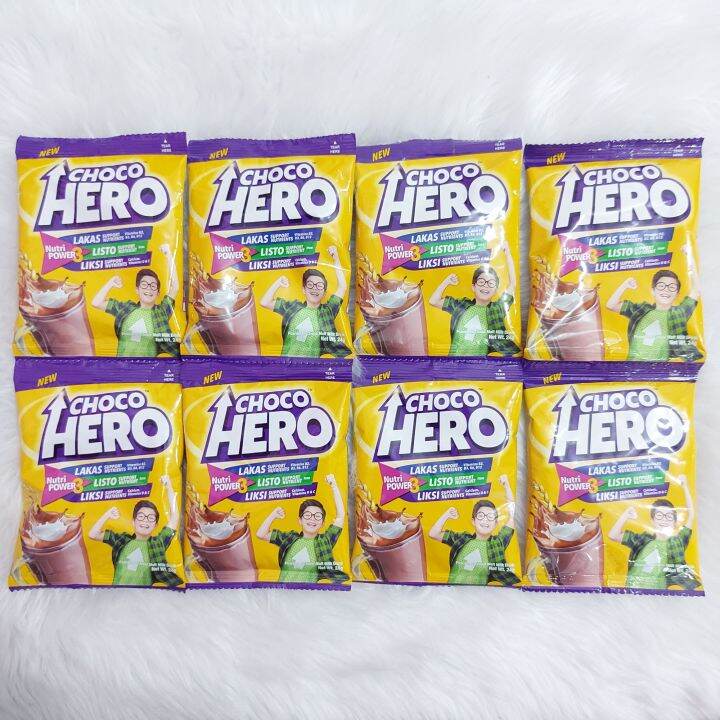 Choco Hero Chocolate Milk Powdered Drink (8pcs x 24g) | Lazada PH