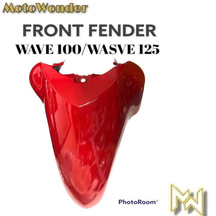 FRONT FENDER FOR WAVE 100/WAVE 125 RED COLOR | Lazada PH