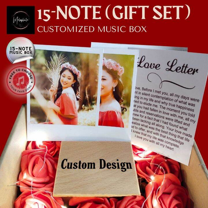 Custom Song Music Box (15-Note) GIFT SET | Lazada PH