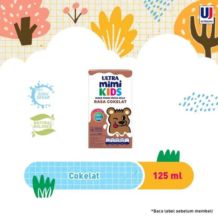 Ultra Mimi Susu Cair Uht Chocolate 125Ml - Ultra Milk Mimi UHT Susu ...