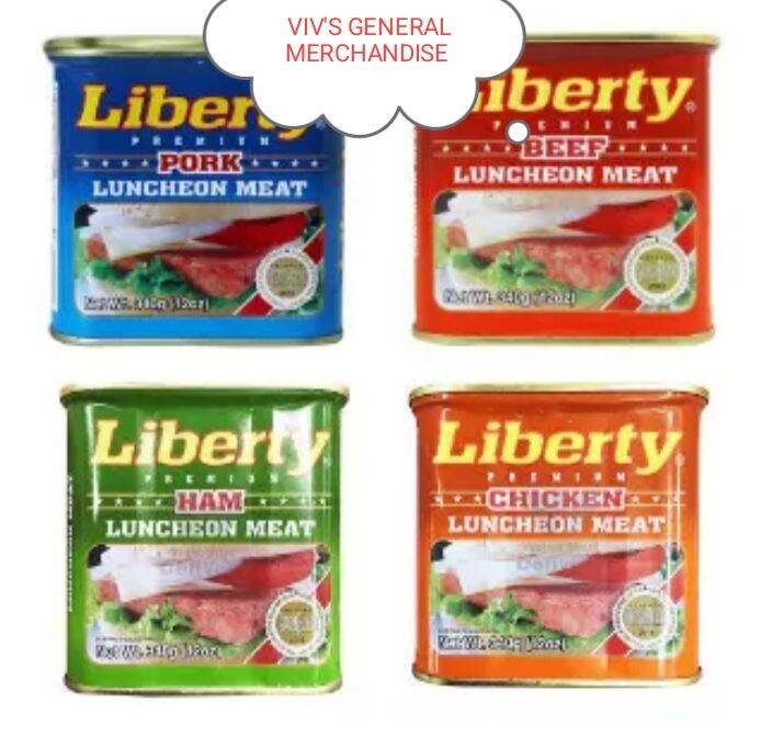 Liberty Premium Pork,Beef,,Ham and Chicken Luncheon Meat | Lazada PH
