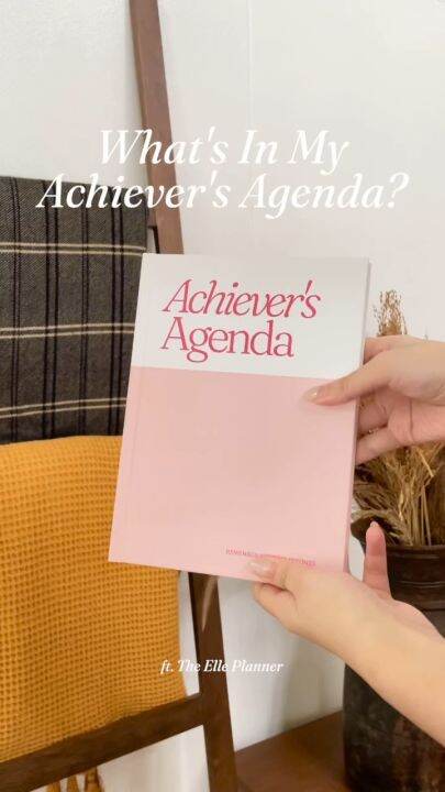Achiever's Agenda Academic Planner - Minimalist Undated Planner Journal ...